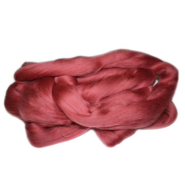 Merino Wool Top Rhubarb 450g - Wool Tops - Nundle Woollen Mill