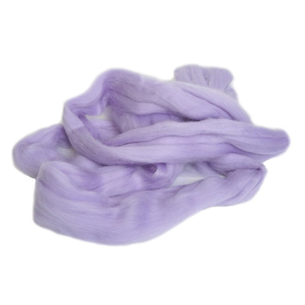 Merino Wool Top Blue Violet 450g - Wool Top - Nundle Woollen Mill