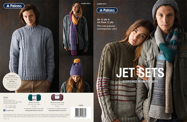 Patons Jet Sets Leaflet 0011 - Knit Crochet - Nundle Woollen Mill